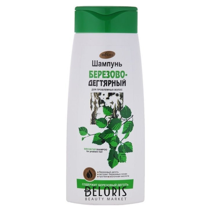 Шампунь для проблемных волос Березово-дегтярный Birch & Tar Shampoo ...