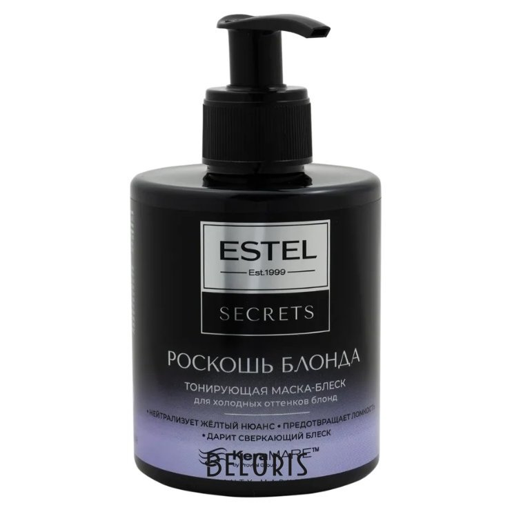 Маска-блеск для волос тонирующая Роскошь блонда "Secrets" Estel ...